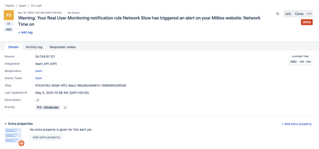 Create a New Integration in Opsgenie - RapidSpike
