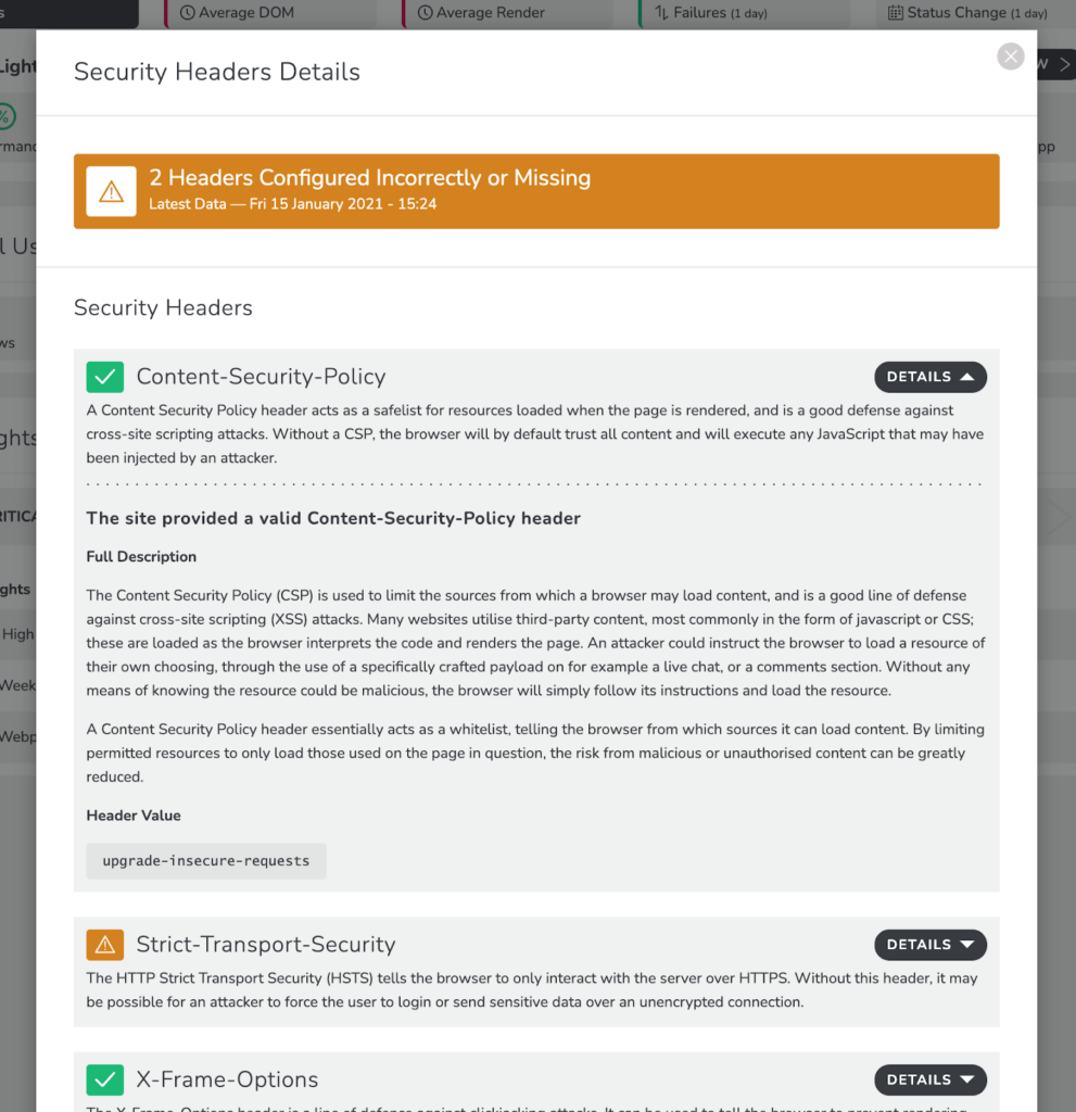 RapidSpike Security Headers - RapidSpike